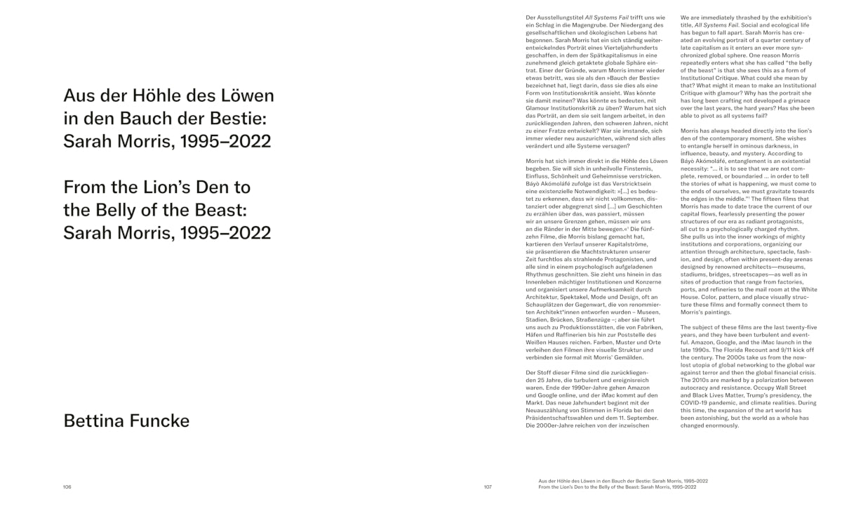 Sarah Morris - Hatje Cantz